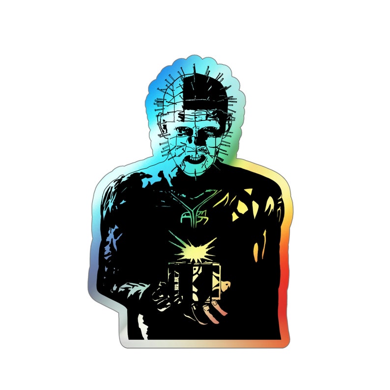 Hellraiser Pinhead Holographic Die-cut Sticker - Etsy