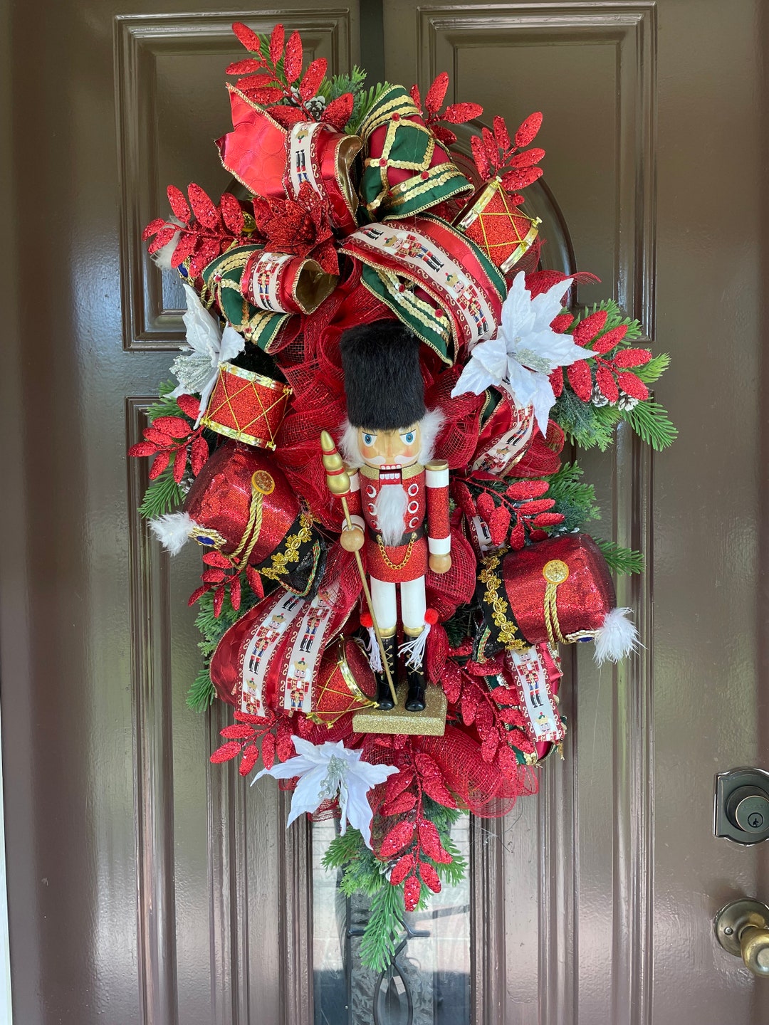 Christmas Nutcracker Wreath - Etsy