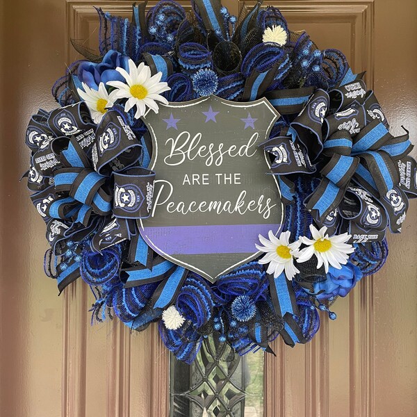 Police Wreath - Etsy