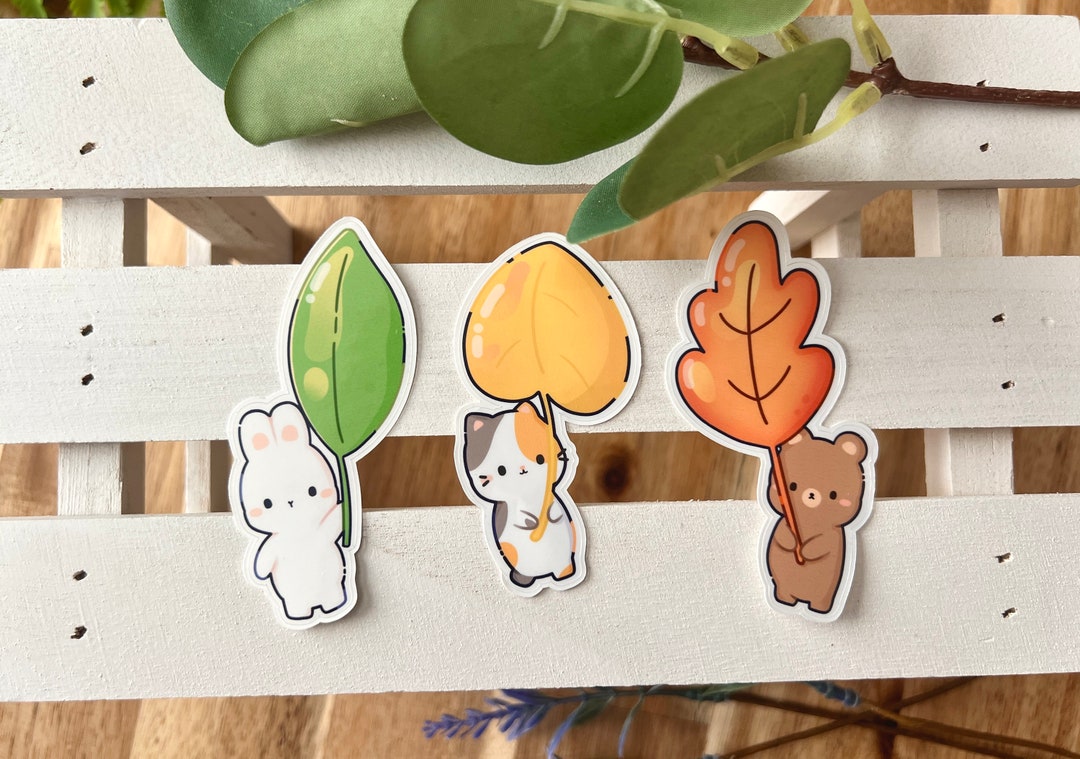 Big Leaf Smol Friends Sticker Pack | Weatherproof Glossy Sticker ...