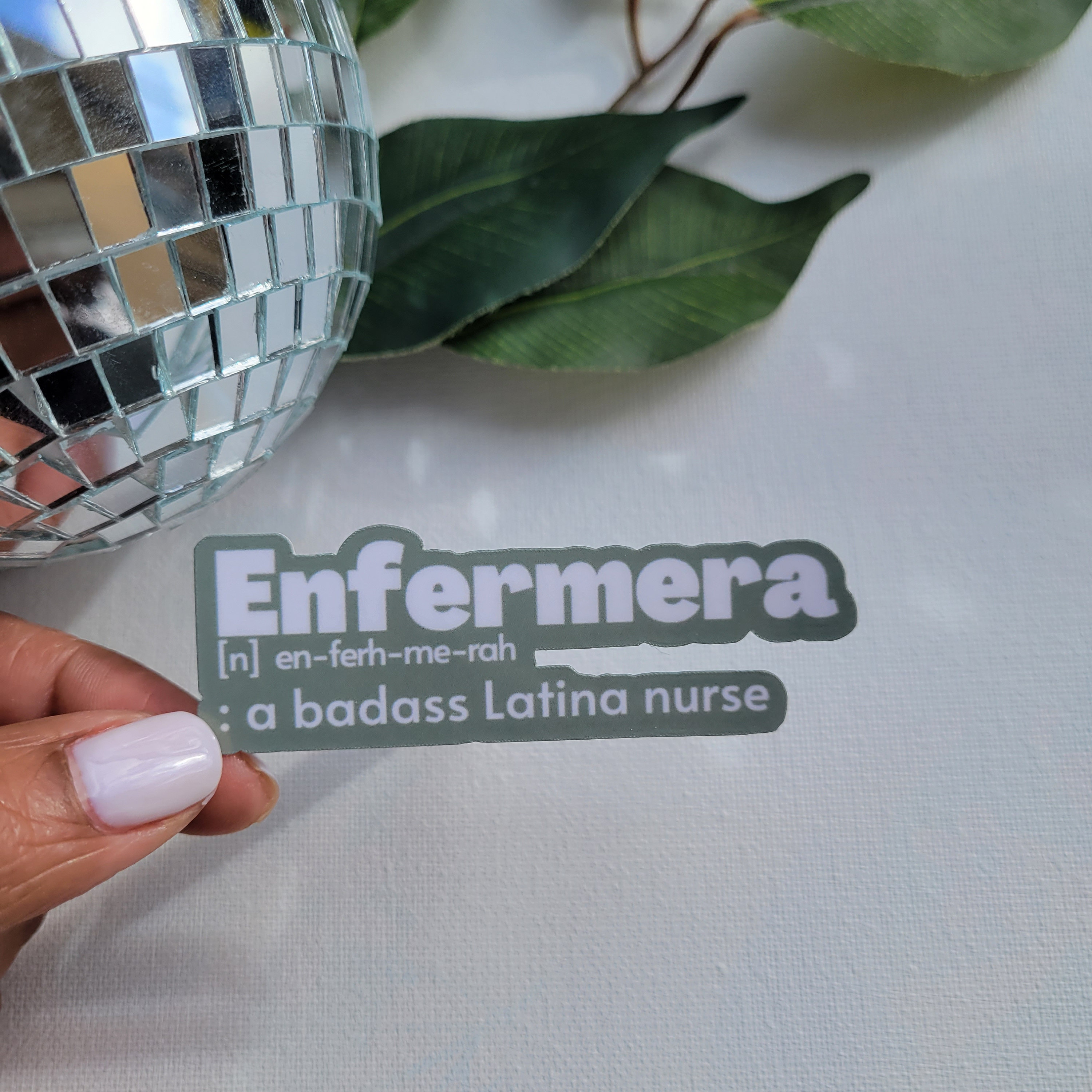 Enfermera Definition Sticker, Latina Nurse, Nursing Student - Etsy