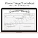 Telephone Triage Nurse Worksheet, Fillable PDF, Clinic Nurse Phone ...
