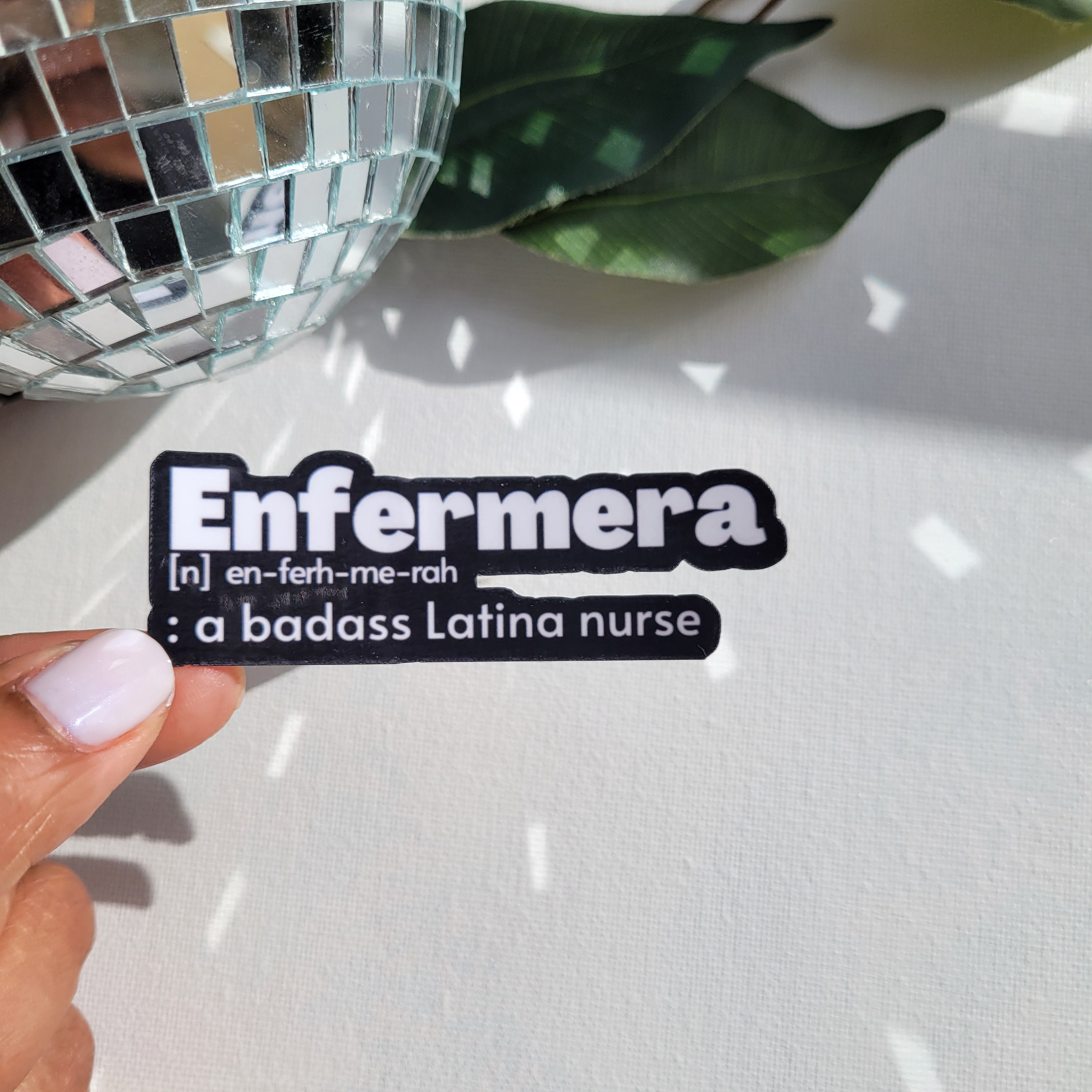 Enfermera Definition Sticker, Latina Nurse, Nursing Student - Etsy