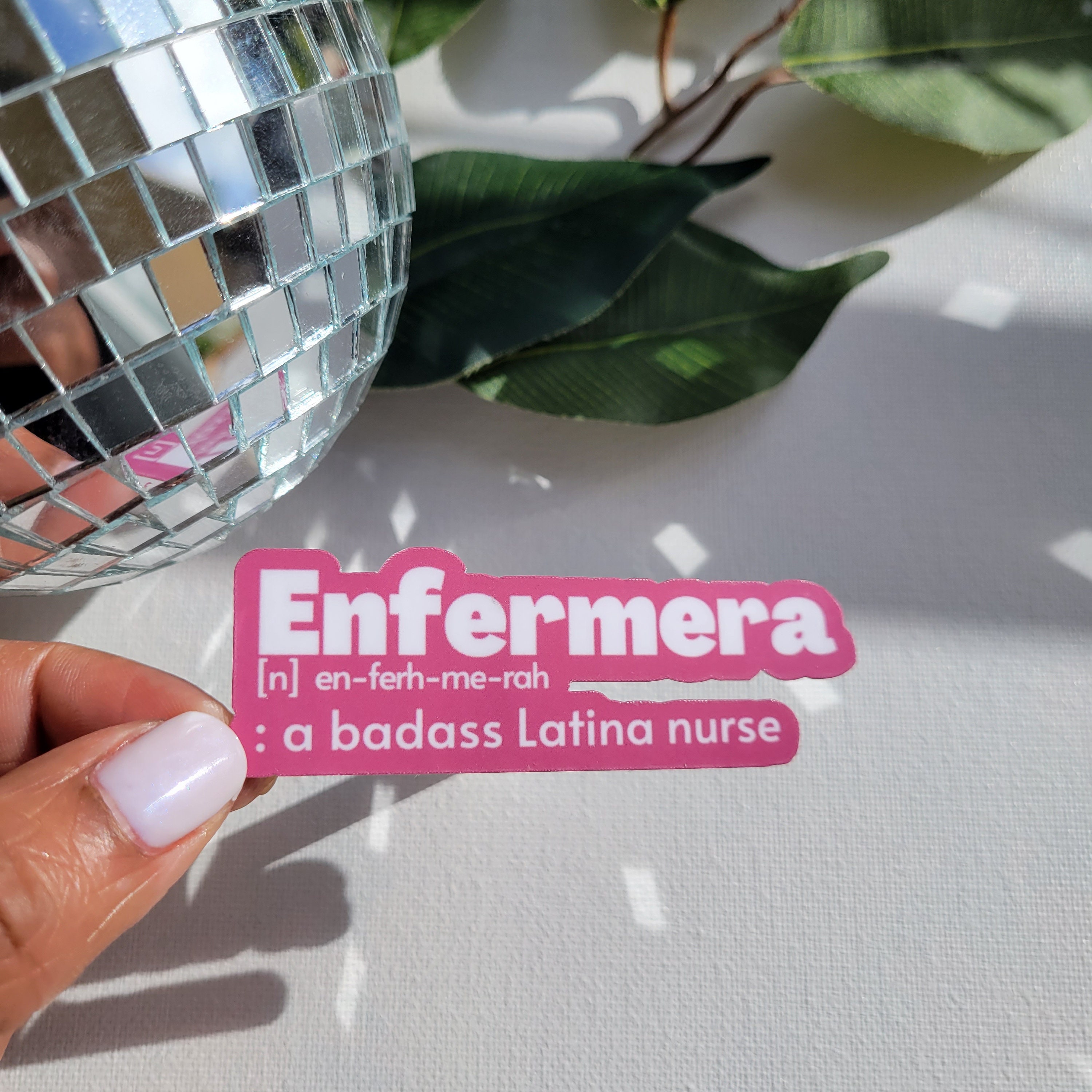 Enfermera Definition Sticker, Latina Nurse, Nursing Student - Etsy
