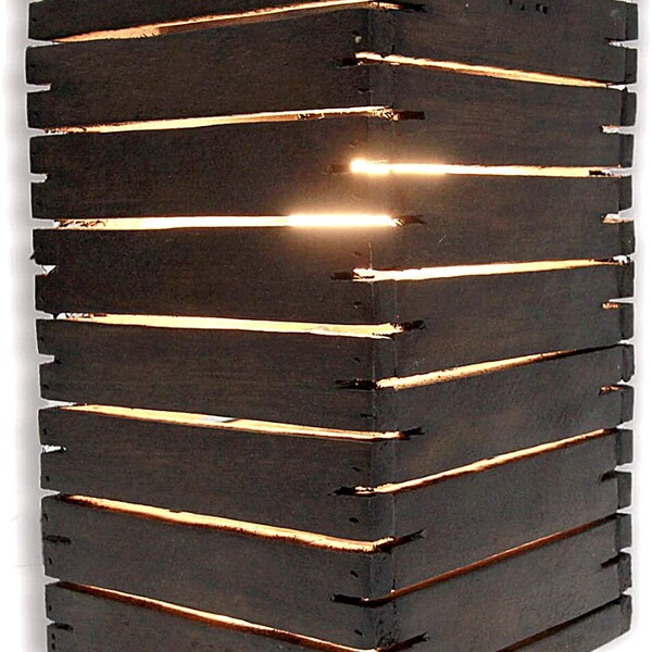 Rustic Wood Lamp - Etsy