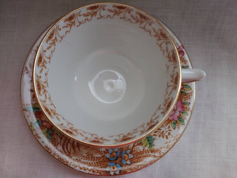 Vintage Sutherland China "exotic" Pattern Teacup and Saucer, Asian ...