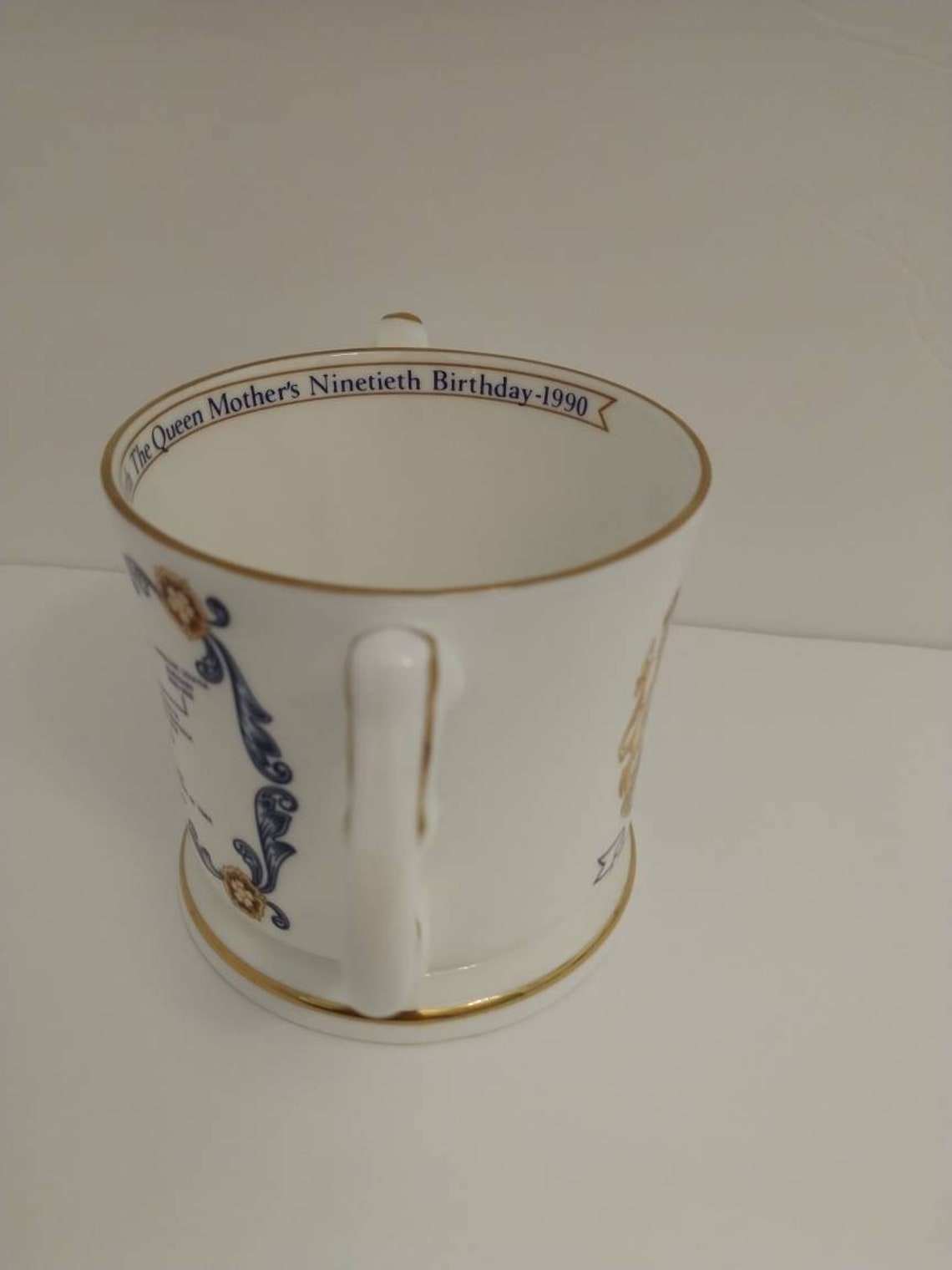 Vintage Aynsley China Loving Cup - HM Queen Elizabeth the Queen Mother ...