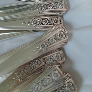 Vintage Set of 6 People Dinning Tudor Plate - 1939 Flowers Silver ...