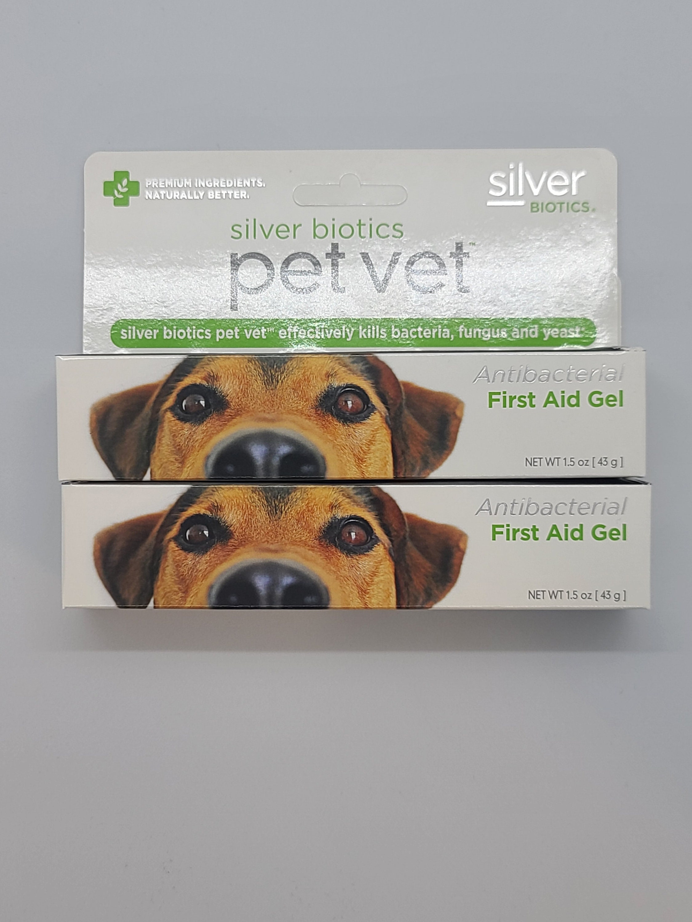 American Biotech Labs Silver Biotics Pet Vet First Aid Gel 1.5 Oz Wound ...