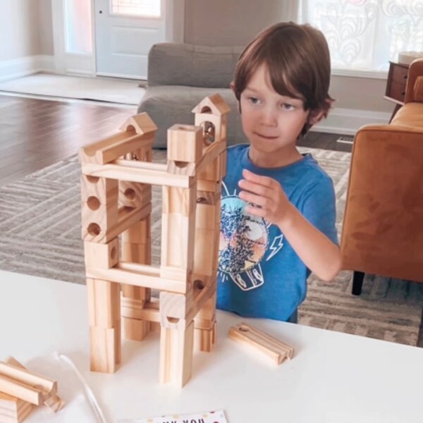 Wooden Marble Run - Etsy