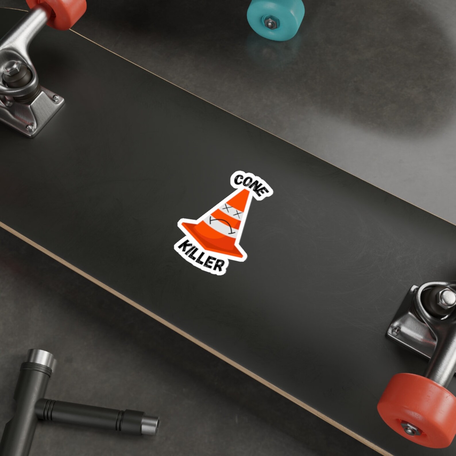 Cone Killer Sticker - Autocross Vinyl Decal - Etsy