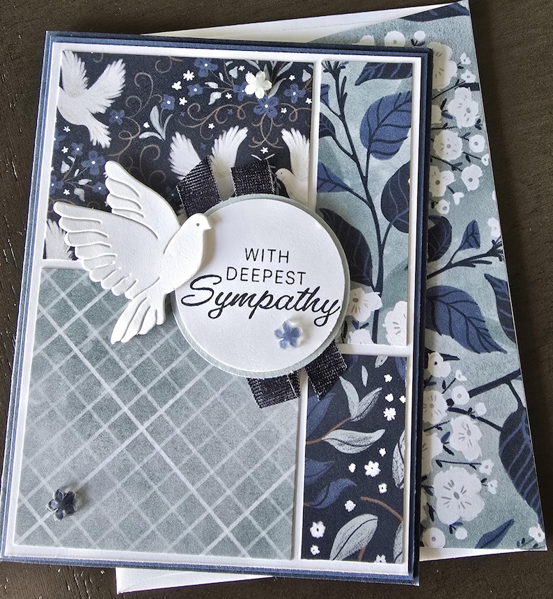 Dove Sympathy Card - Etsy