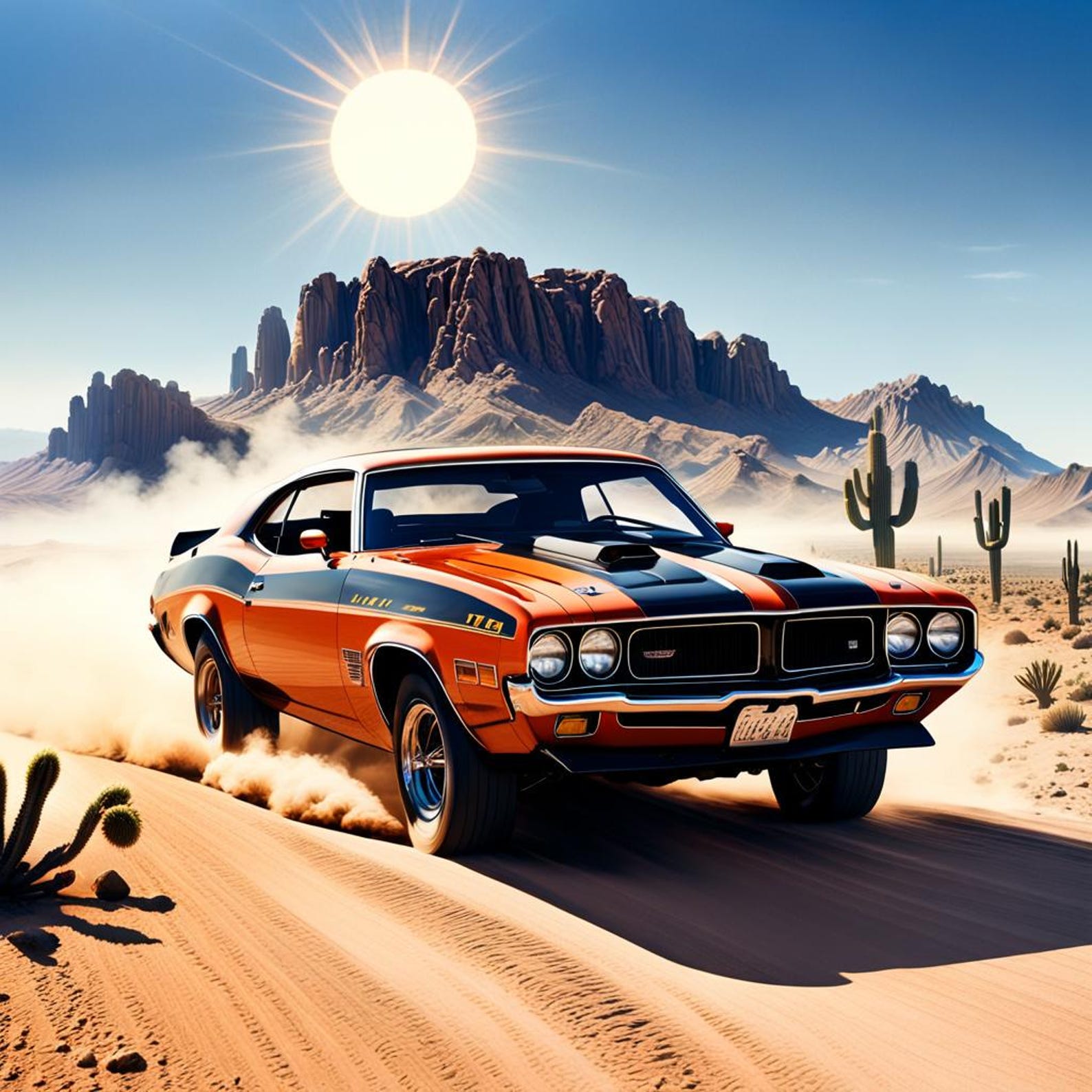 Vintage 1970s Muscle Car T-shirt Digital Files, Retro Classic Auto ...