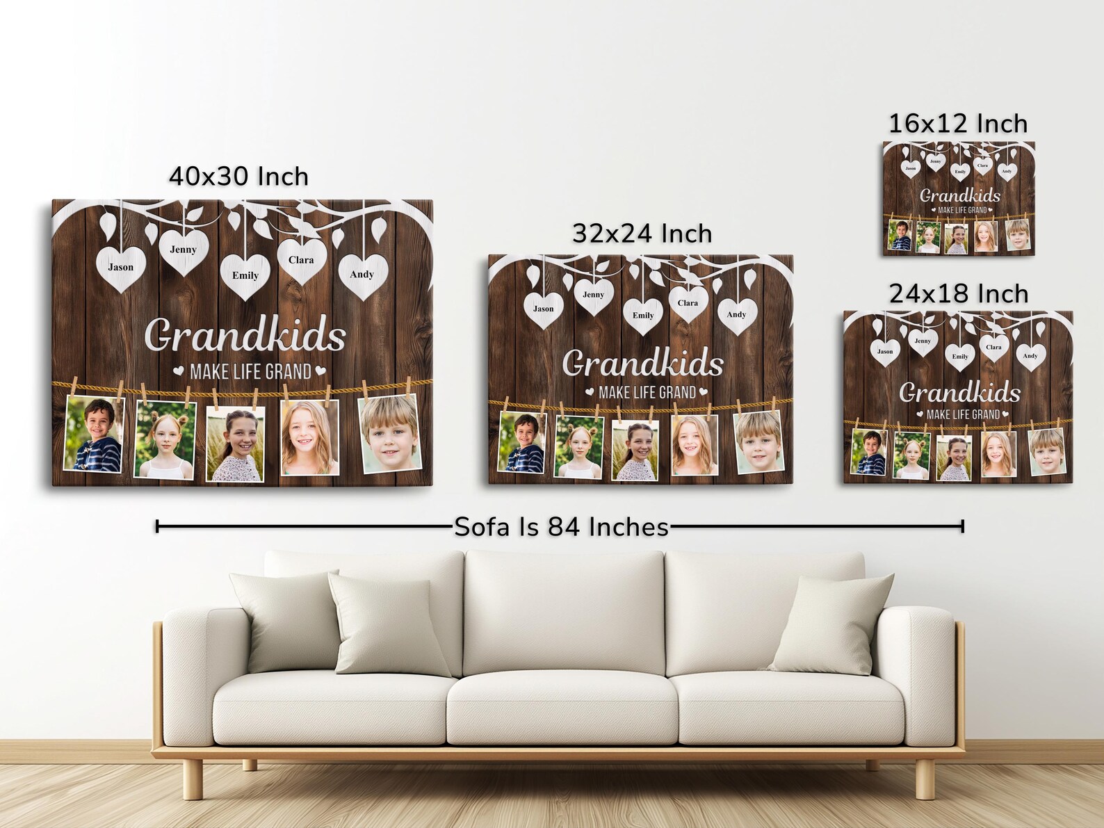 Personalized Gifts for Grandma Home Decor Grandparent Gifts for Grandpa ...
