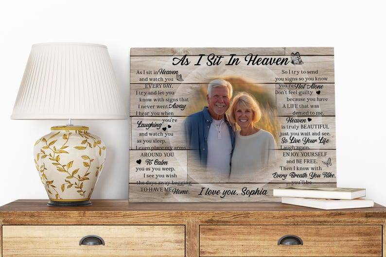 In Loving Memory Sympathy Gifts for Loss of Loved One Memorial Plaque ...