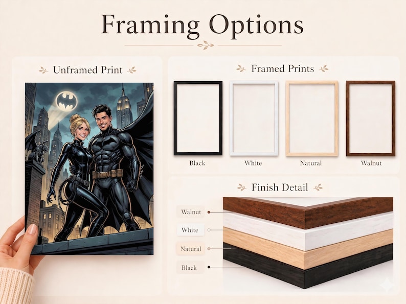Custom Comic Book Couples Superhero Portrait Birthday or Anniversary ...