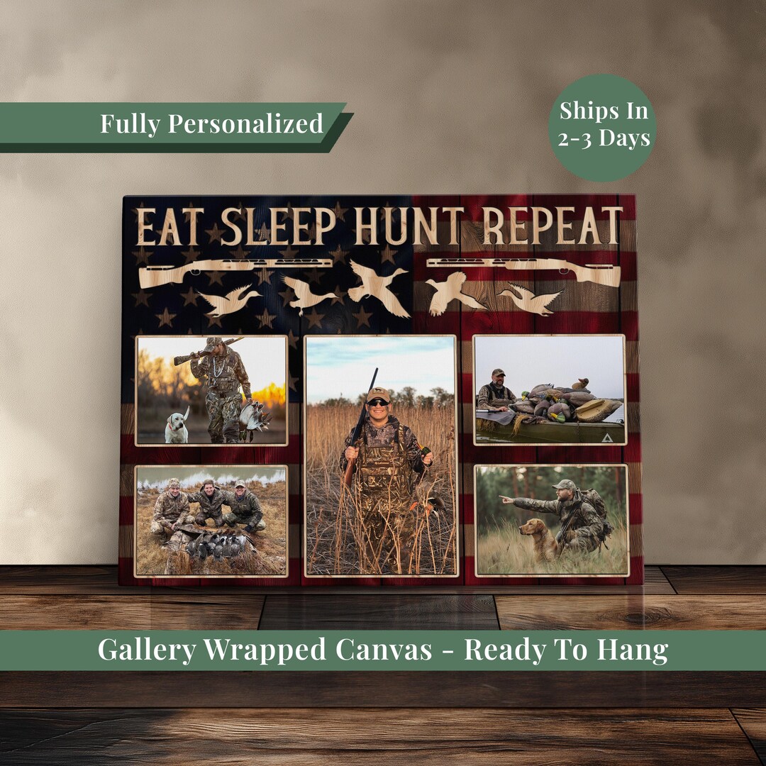 Duck Hunting Photo Collage Gift for Husband Birthday Gift Pheasant ...