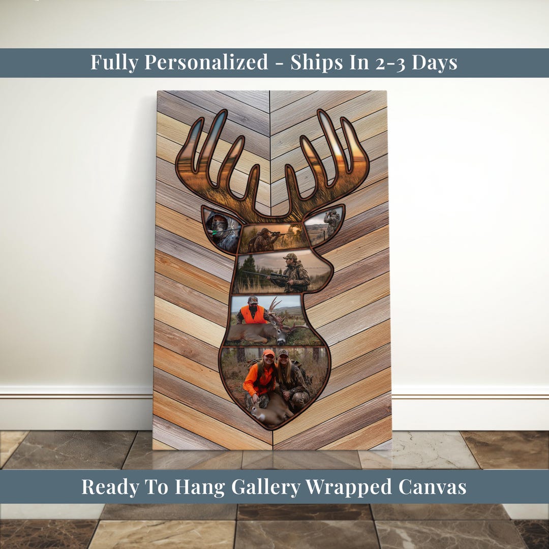 Custom Photo Collage Hunting Gift for Dad Best Gifts for Hunter ...