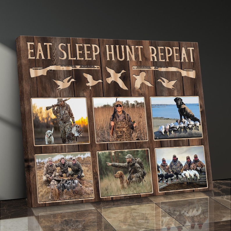 Duck Hunting Photo Collage Gift for Husband Birthday Gift Pheasant ...