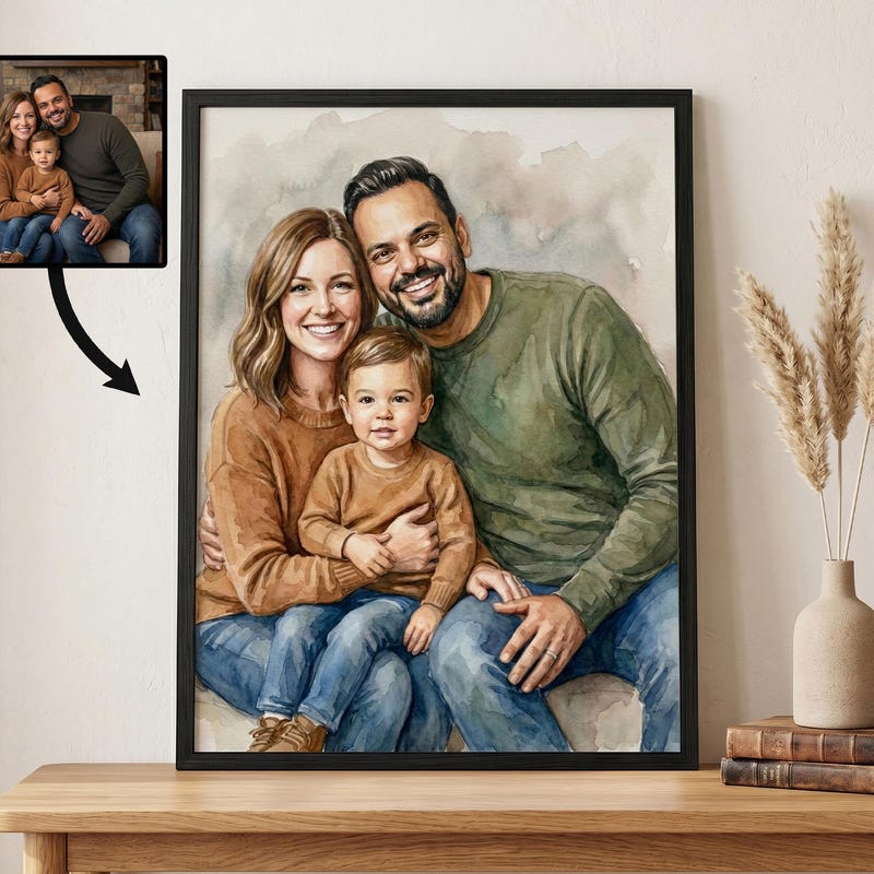 Family Portrait Painting - Etsy
