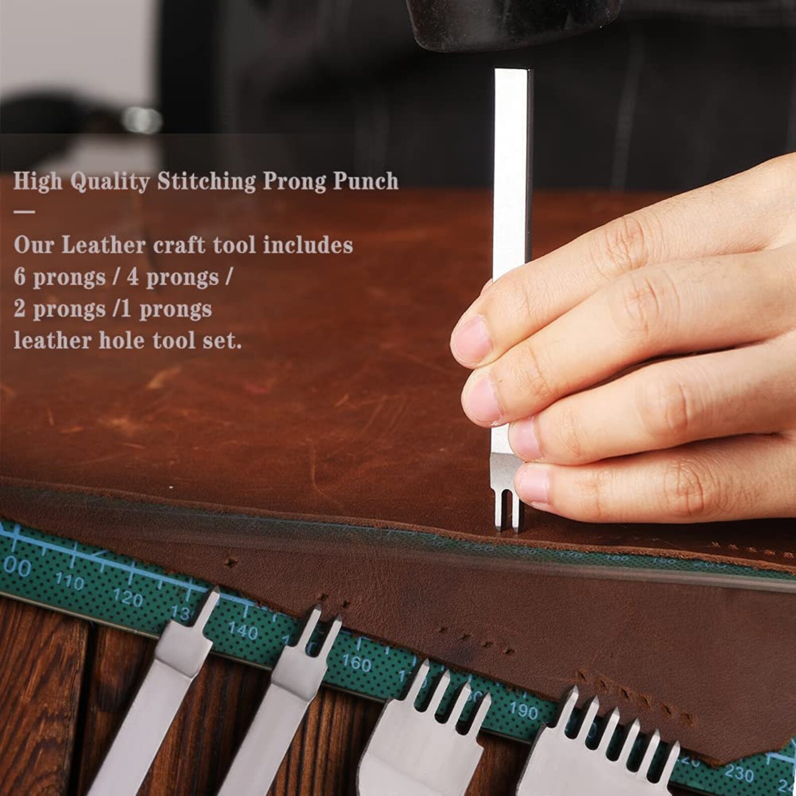 50 Pieces Leather Working Tools and Supplies With Leather Tool - Etsy