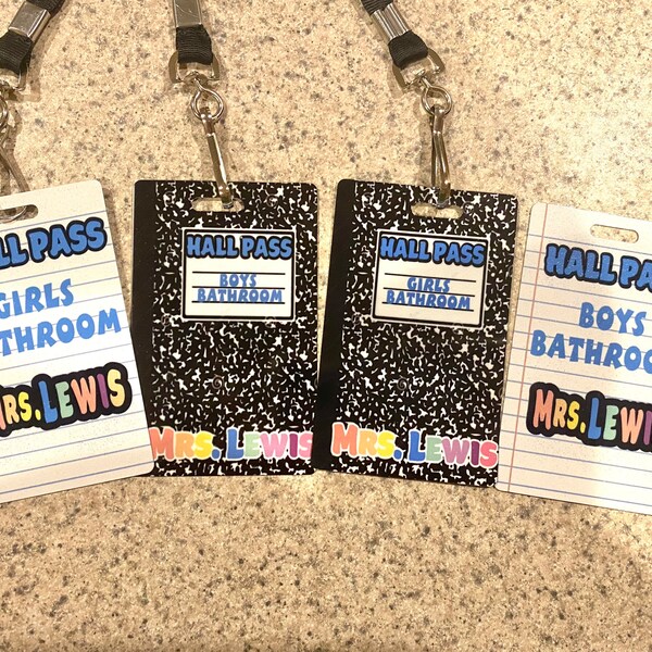 Hall Passes - Etsy