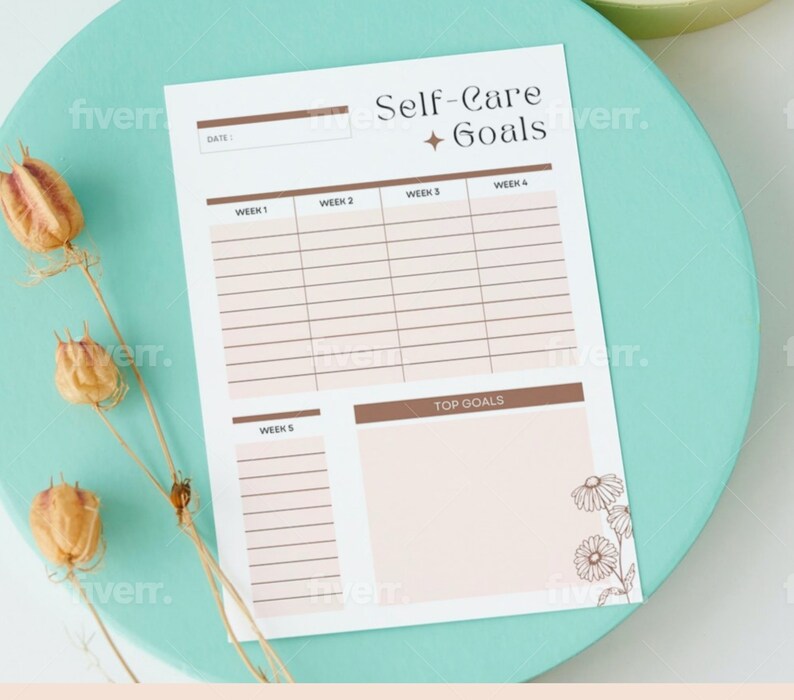 Printable Self-care Planner and Template | Etsy