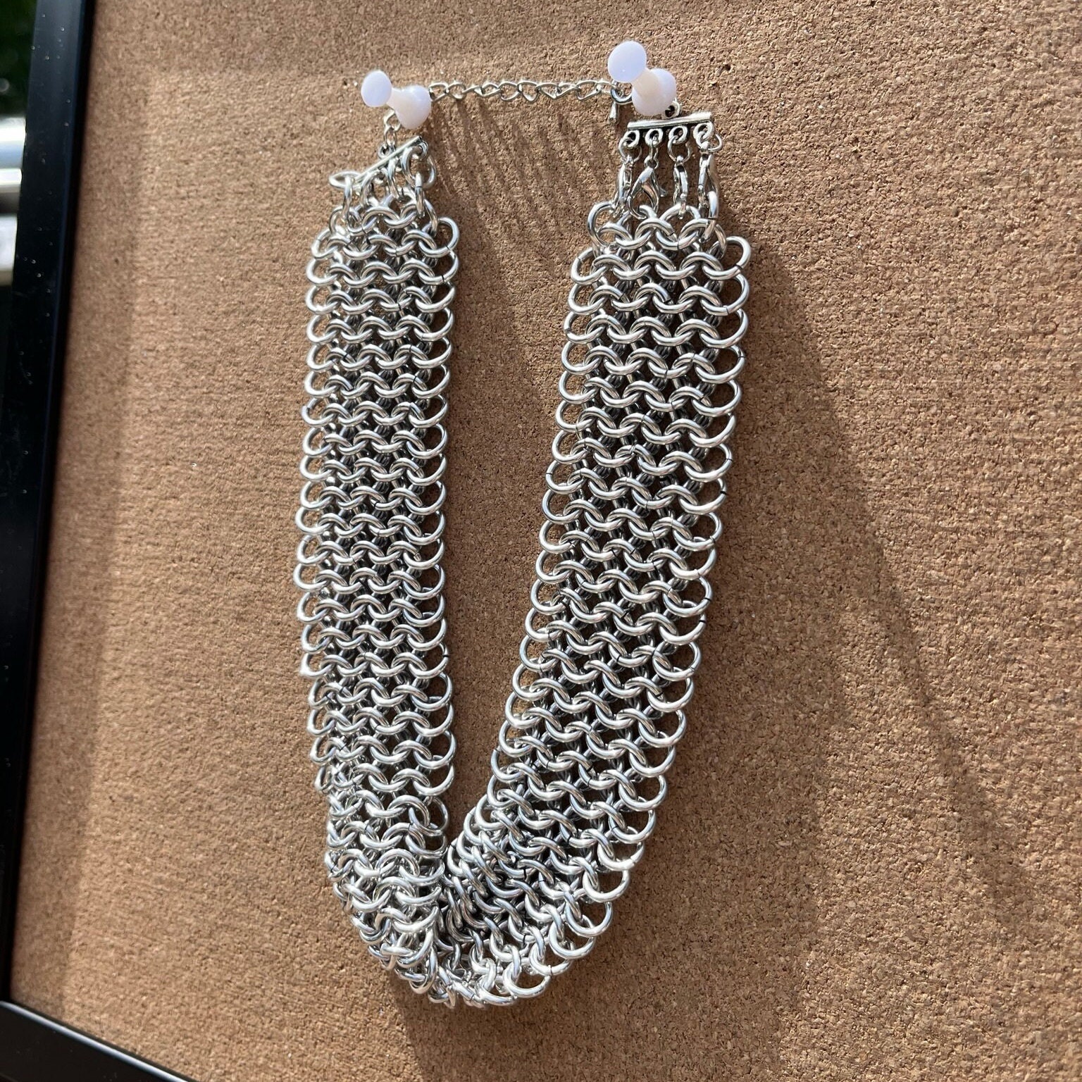 Handmade European 4-in-1 Chainmail Choker - Etsy