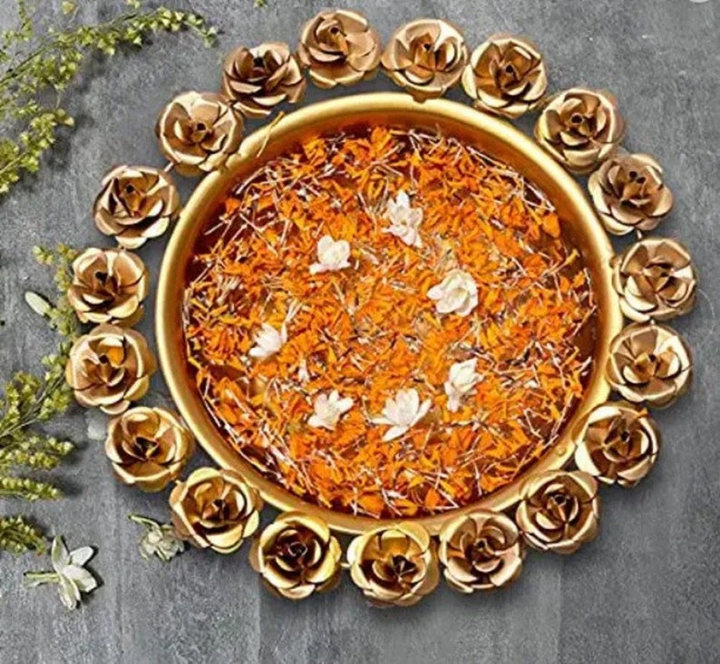 Diwali Home Decoration Urli Rose Urli Urli Bowl Lotus - Etsy