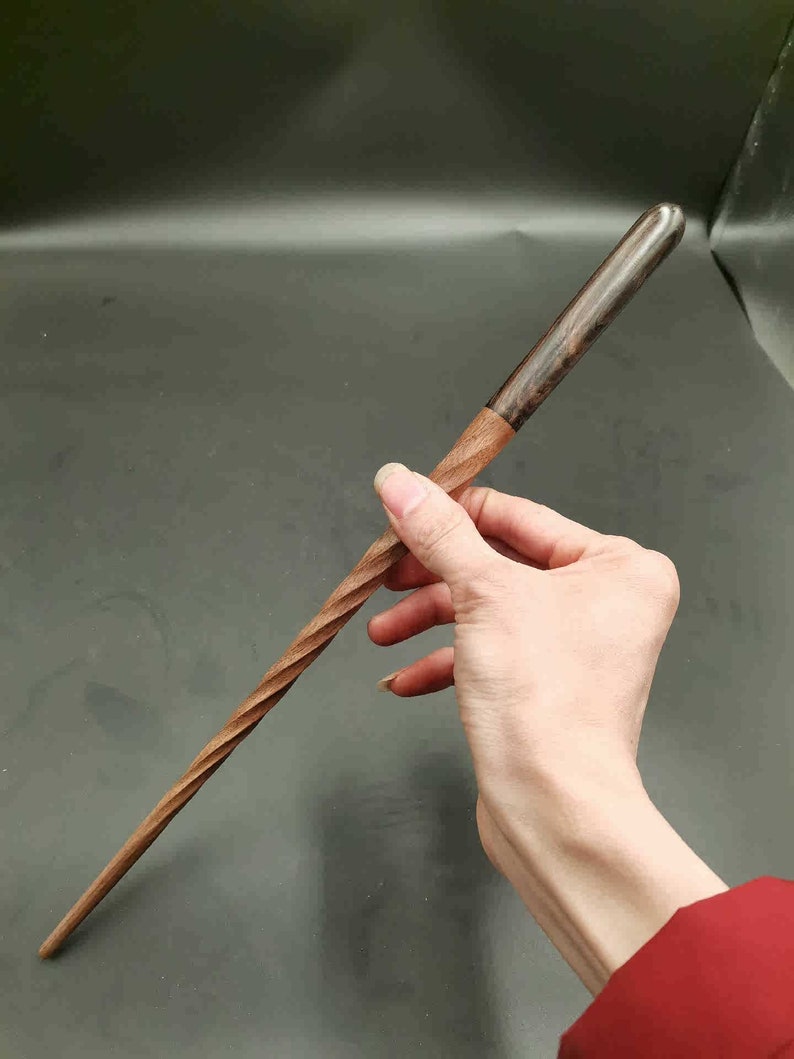 Hand Carved Wiccan Wands, Cosplay Wand Custom Magic Wand, Altar Wand ...