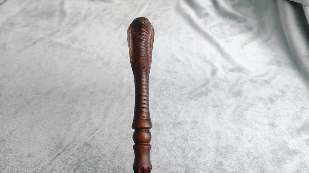 Real Wood Magic Wand, Personalised Wood Wand, Movie Inspired Cobras ...