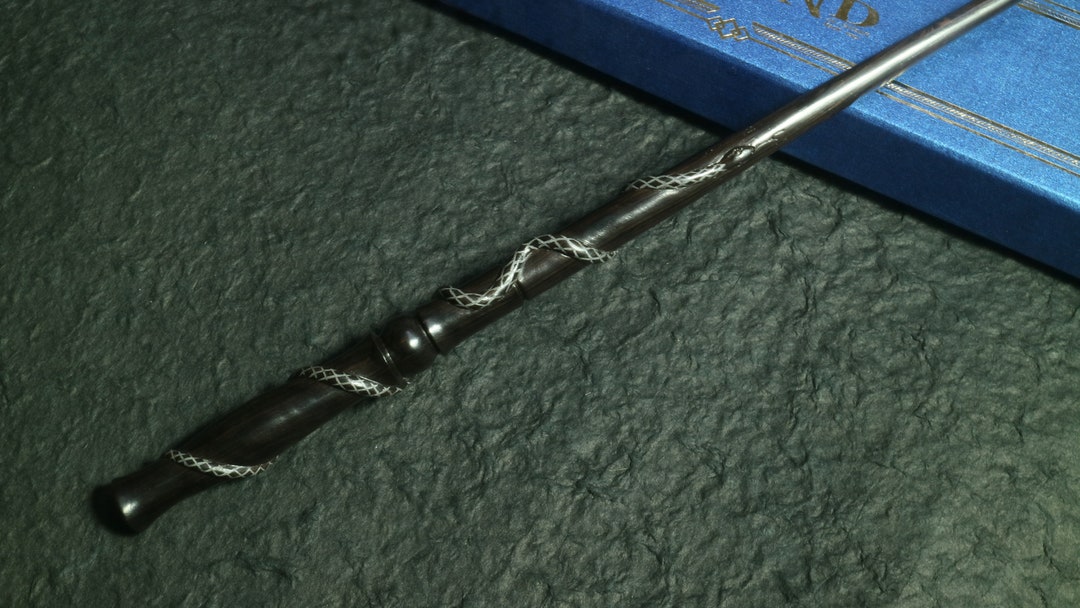 Carved Snake Magic Wands, Hand Crafted Wooden Wands, Custom Movie ...