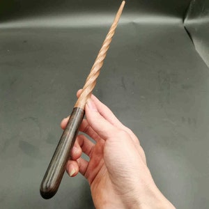 Hand Carved Wiccan Wands, Cosplay Wand Custom Magic Wand, Altar Wand ...