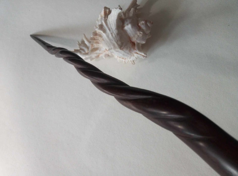 Personalised Vines Wooden Wands, Real Wood Magic Wand, Altar Wand ...