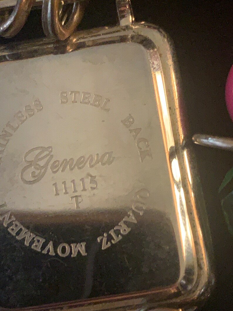 Geneva Bubble Watch and Band Needs Battery - Etsy