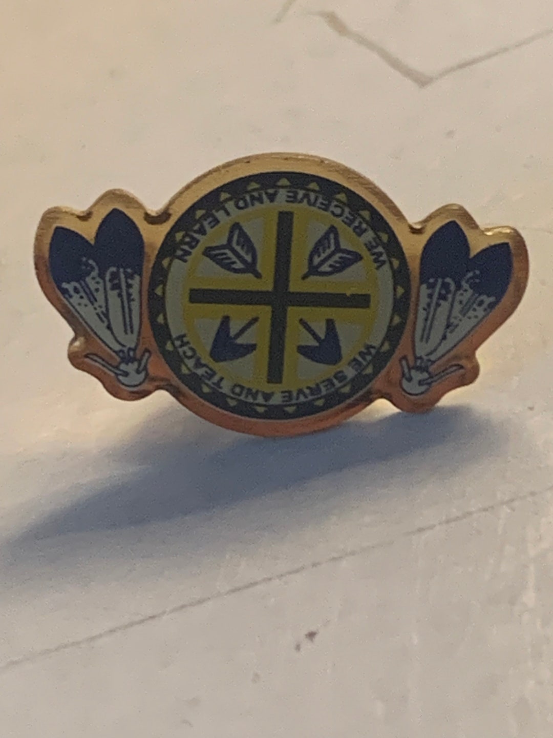 We Teach and Learn Pin - Etsy