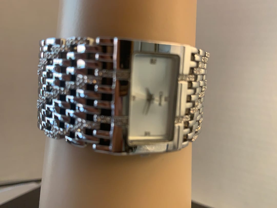 CHOMEL SILVERTONE WATCH Needs Battery - Etsy