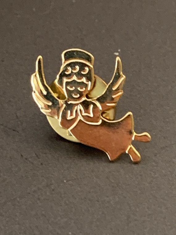 GOLD GUARDIAN ANGEL Pin - Gem