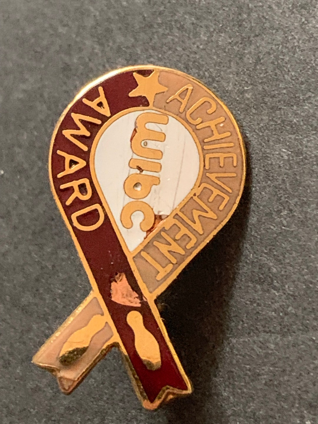 Vintage WIBC Achievement Award Pin - Etsy