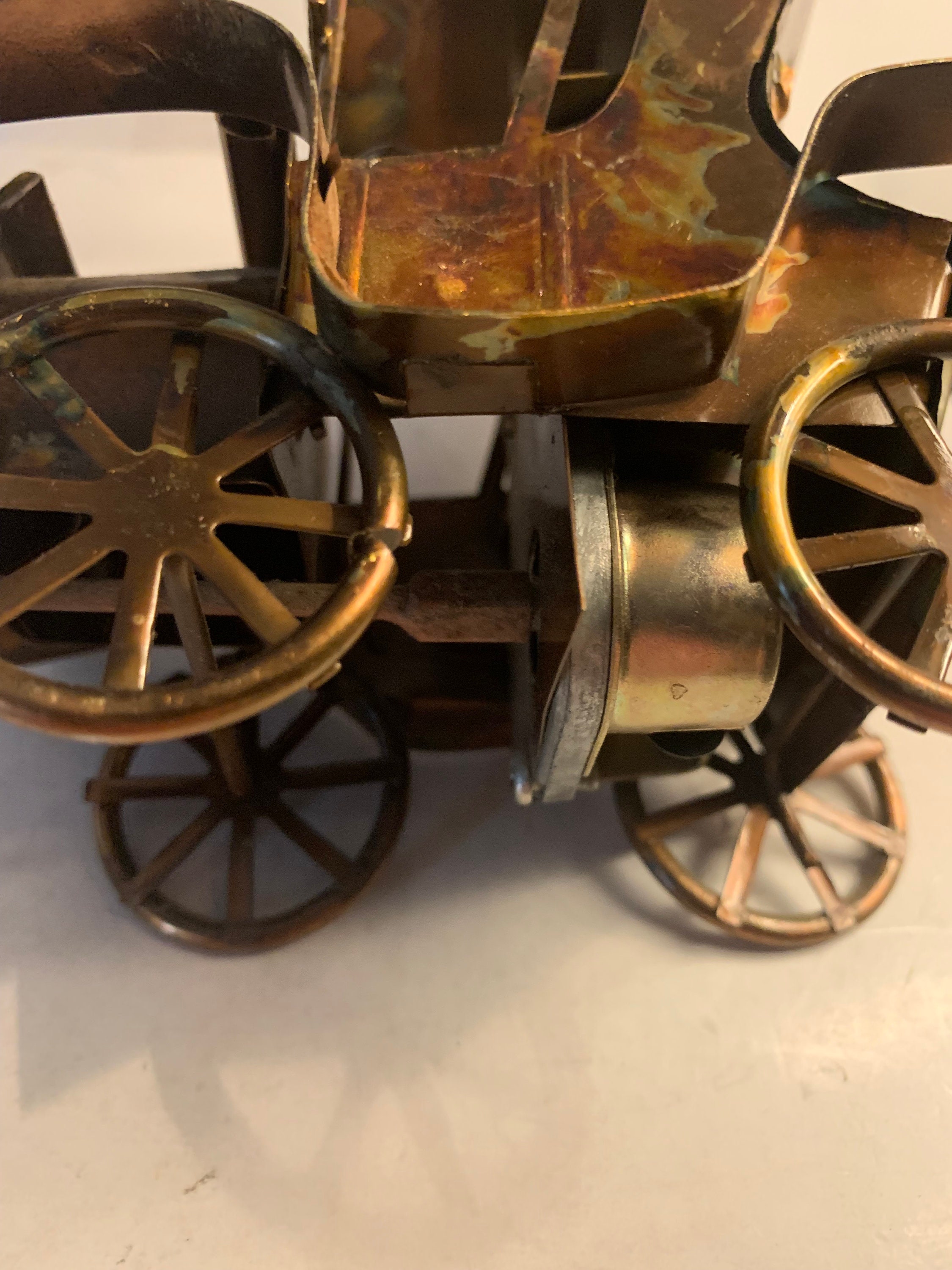 Vintage Copper Car Music Box - Etsy