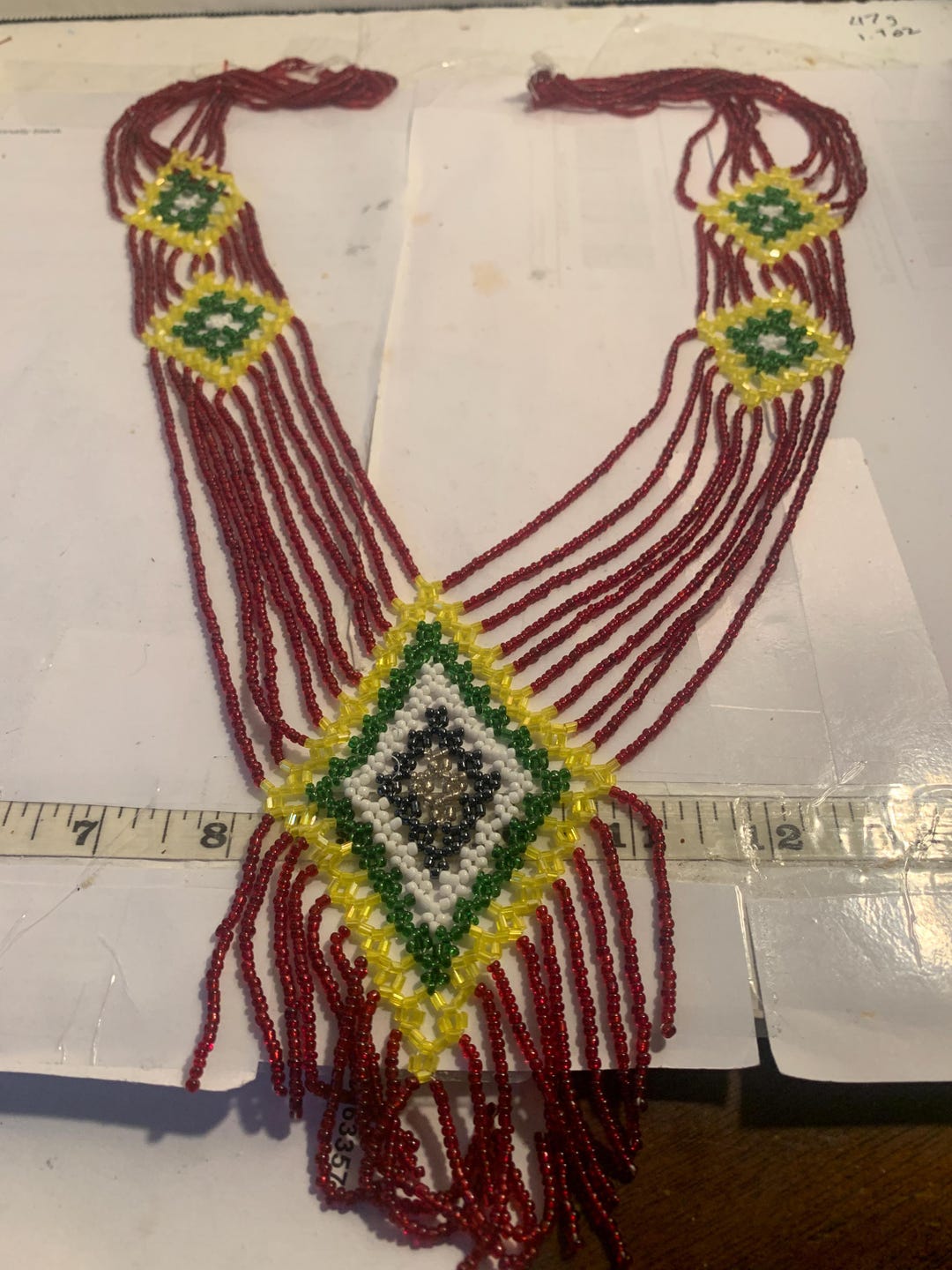 Native American Seed Beaded Necklace Needs Clasp - Etsy