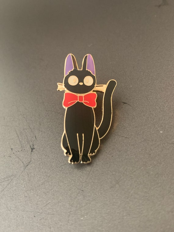 Witch Kiki And Jiji Black Cat Enamel Pin Gem