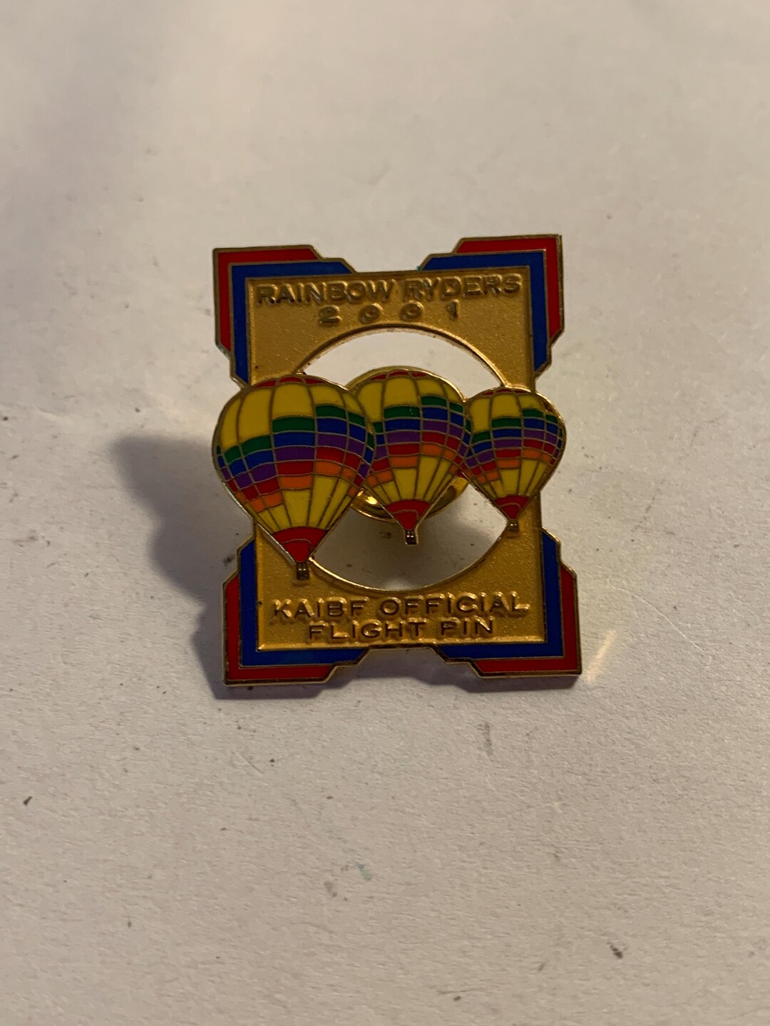2001 Albuquerque Hot Aio Balloon KAIBF Rainbow Riders Official Flight ...