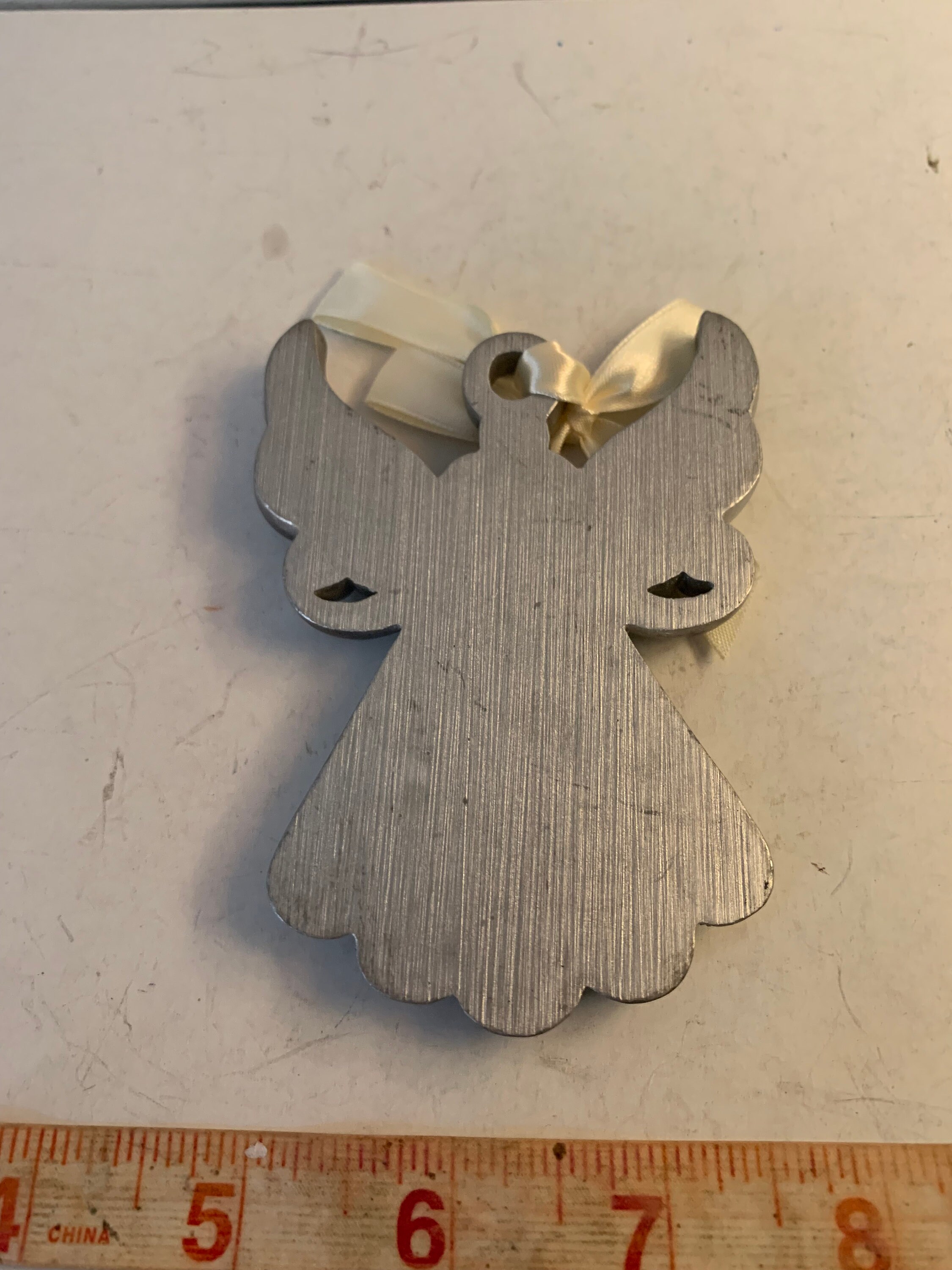 White Enameled Angel Wings - Etsy