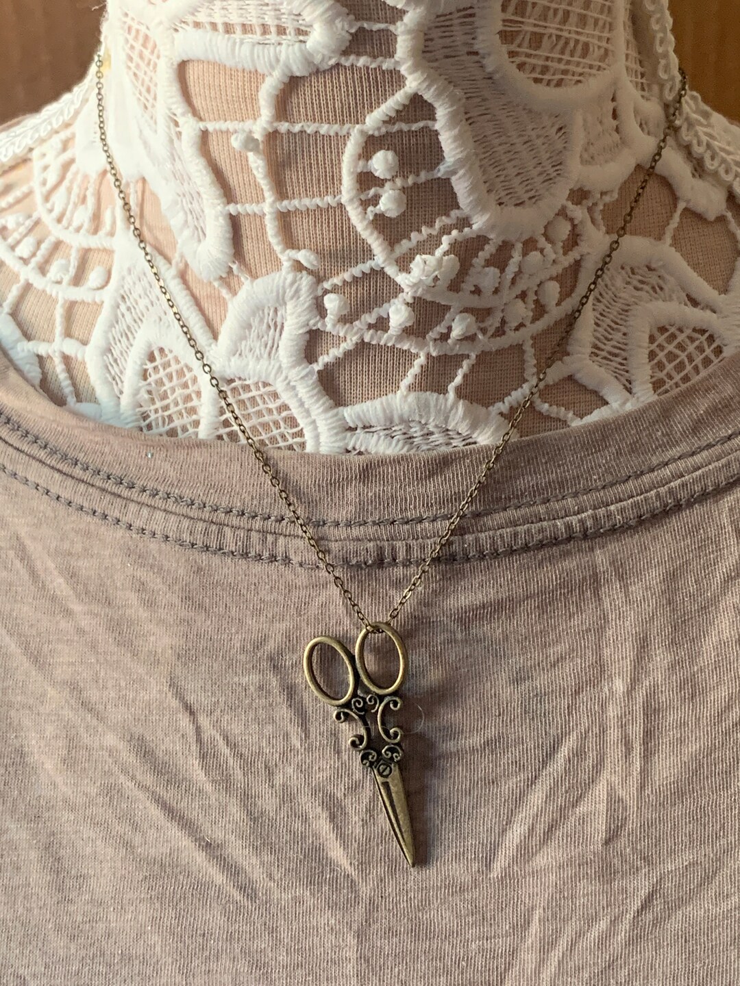 VINTAGE SCISSORS PENDANT - Etsy