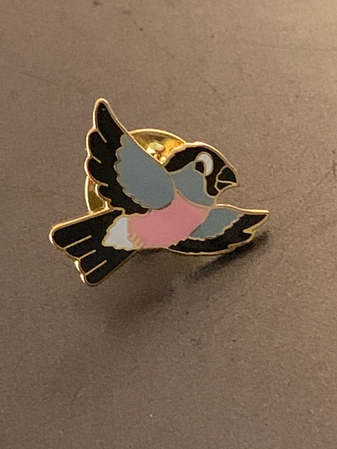 Animated Cartoon Bird Enamel Lapel Pin - Etsy