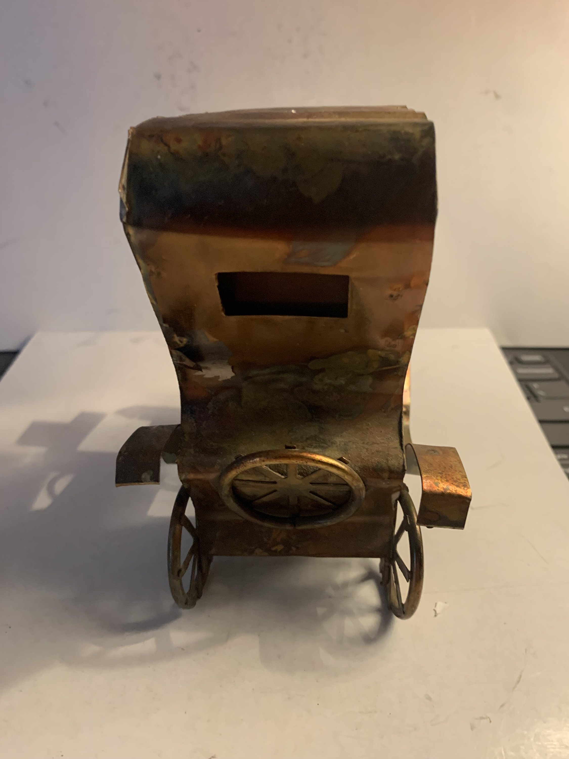 Vintage Copper Car Music Box - Etsy