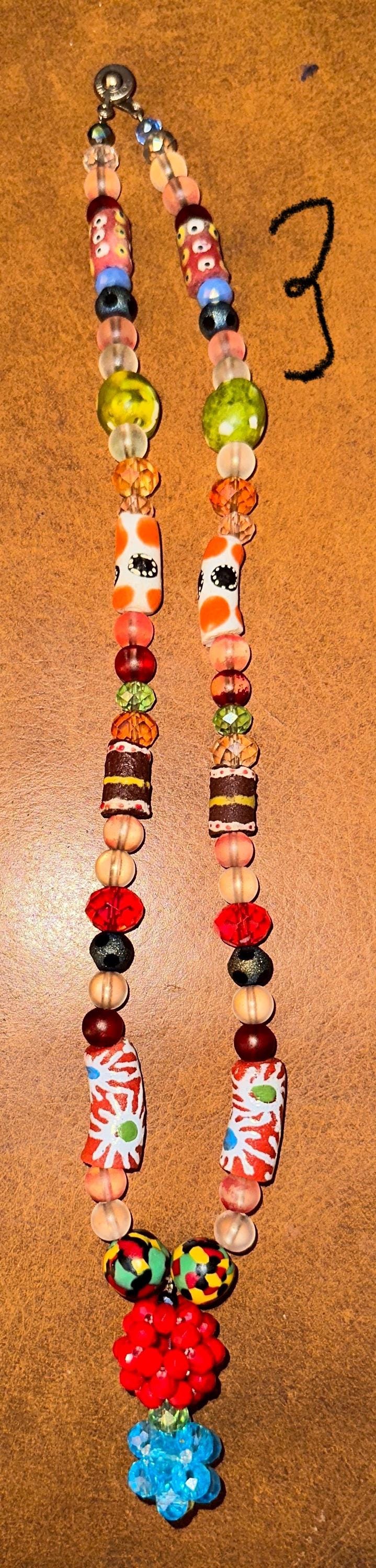 Ghanaian Beaded Necklaces - Etsy