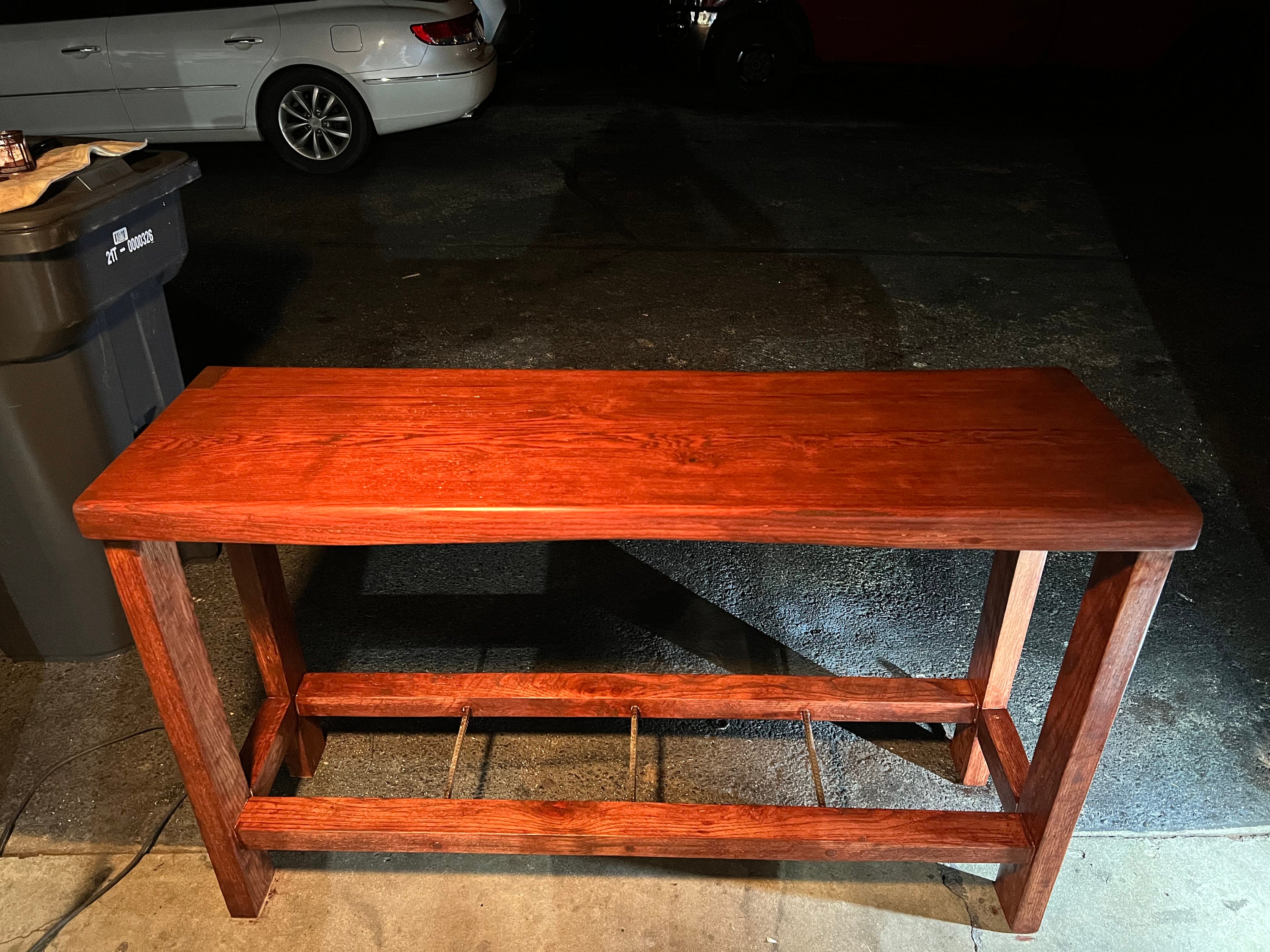 Live Edge Red Oak Table - Etsy