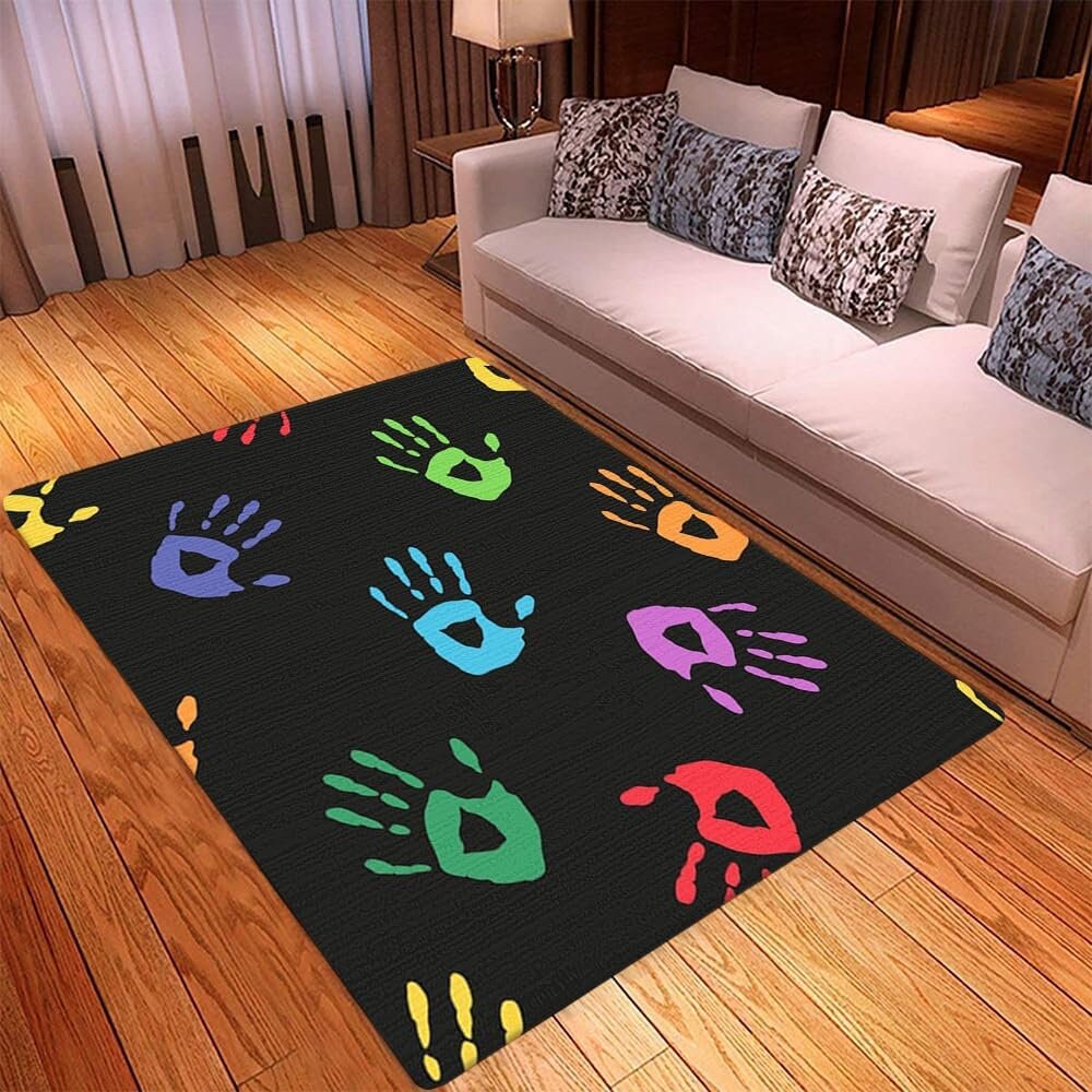 Handprint Classroom Rug Handprint Rug for Classroom - Etsy